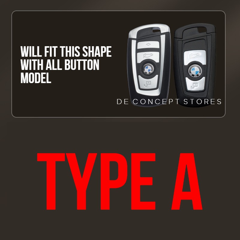 BMW Aluminium Car Chrome Key Cover fits 1/3/5/7 Series F30 F32 F36 F10 ...