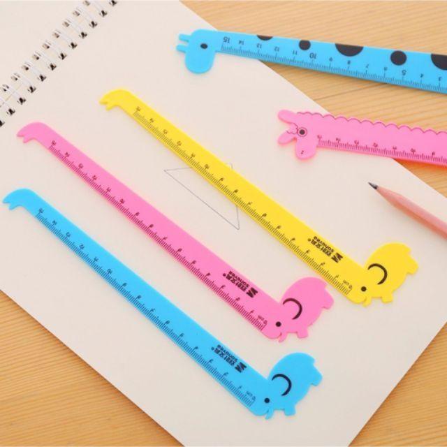 Giraffe ruler 15cm, cute colors and designs for children - Loki Kids ...