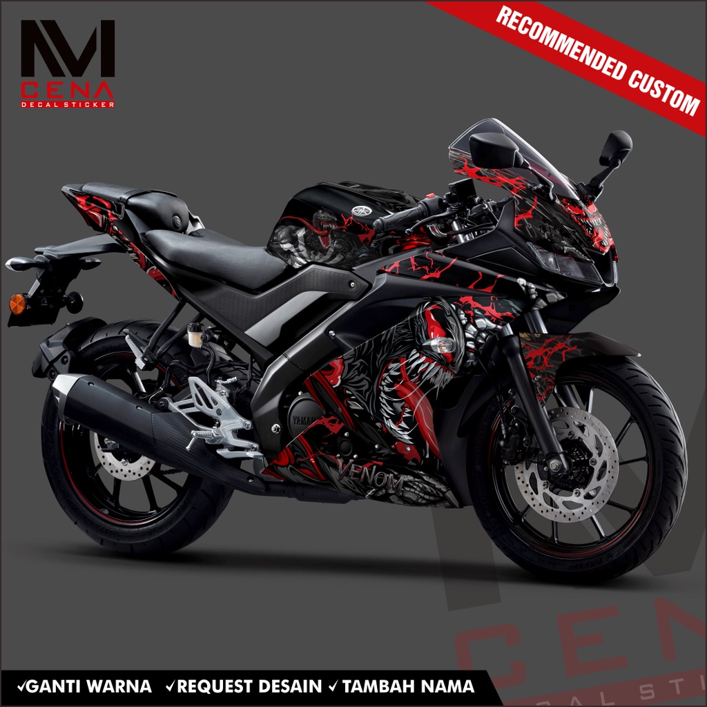 Sticker Decal r15 v3 full body Decal Sticker Yamaha r15 v3 Striping r15 ...