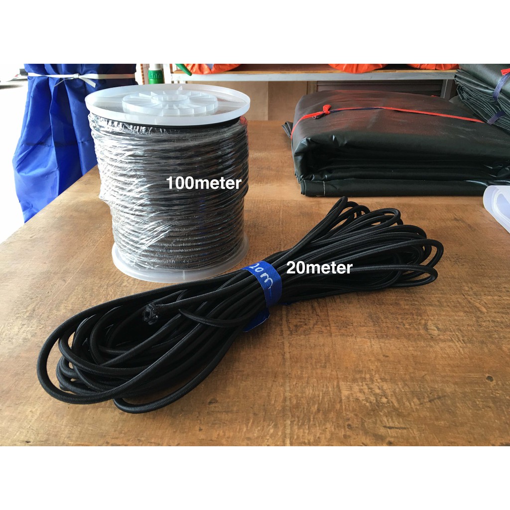 20meter Tali Getah Rubber Elastic Cord SESUAI UTK Treler Tipper ...