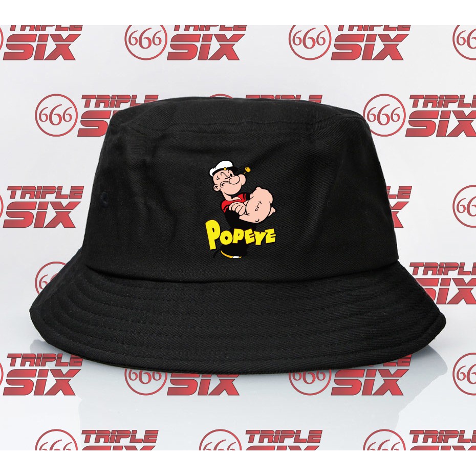 Popeye The Sailor Man premium Bucket hat | Shopee Malaysia