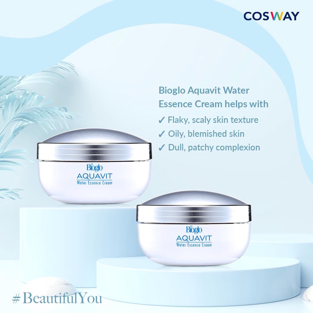 COSWAY Bioglo Aquavit Water Essence Cream 50g (74198) | Shopee Malaysia