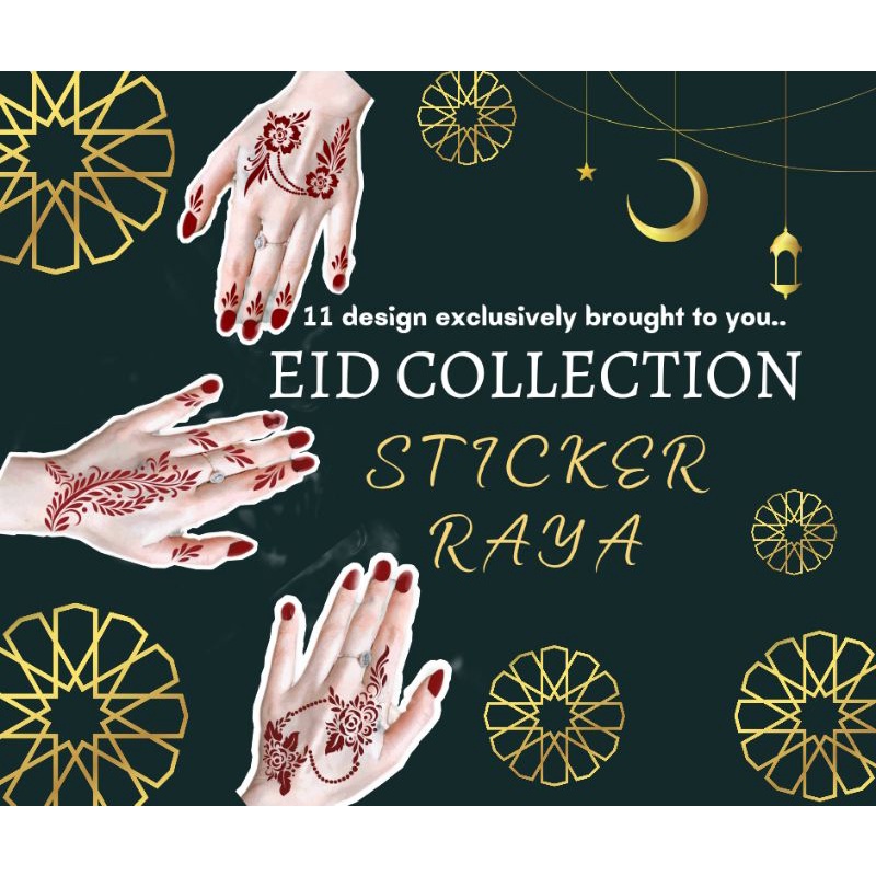 STIKER RAYA • LIMITED EDITION • EID COLLECTION | Shopee Malaysia