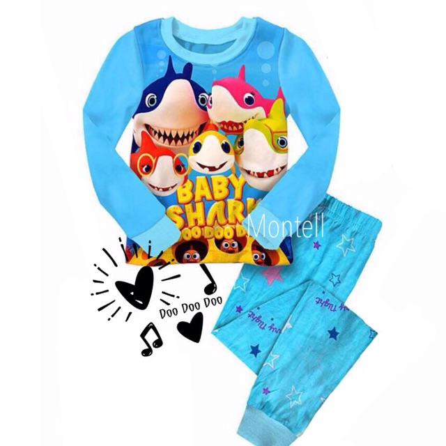 Baby Shark Pyjamas | Shopee Malaysia