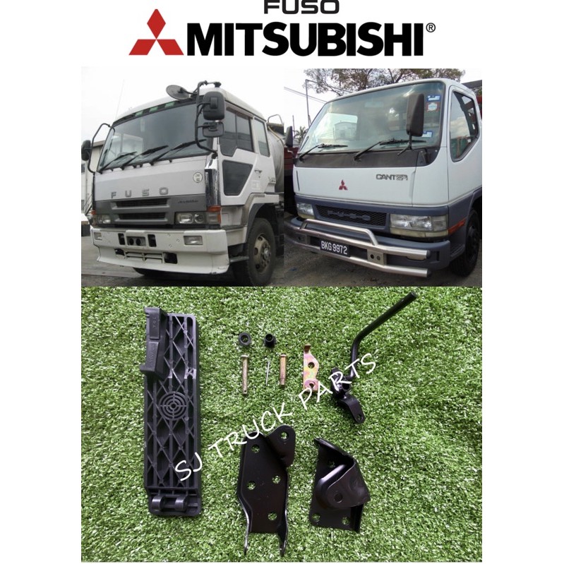 FUSO FV418 /MITSUBISHI CANTER FE639 ACCELERATE PADEL WITH BRACKET @1set ...