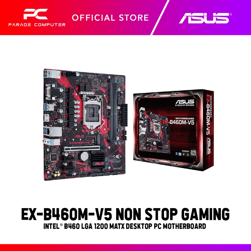 Asus EX-B460M-V5 mATX PC Intel MOTHERBOARD | Shopee Malaysia