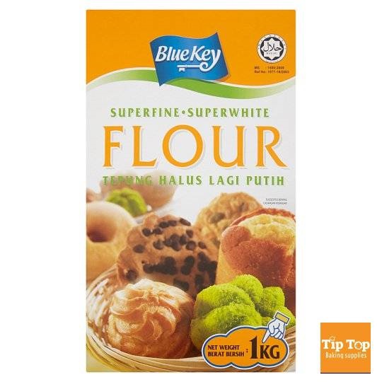 BLUEKEY SUPERFINE SUPERWHITE FLOUR 1KG | Shopee Malaysia