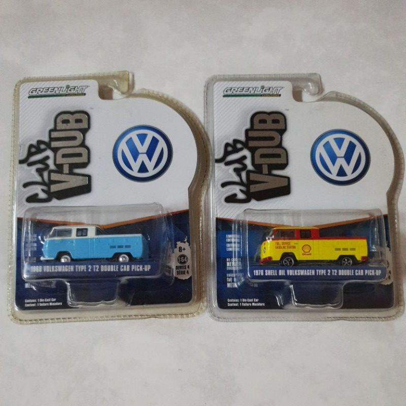 Greenlight Volkswagen VW T2 Double Cab Pickup Shell | Shopee Malaysia