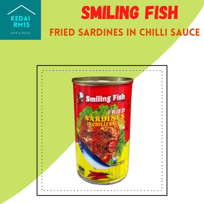 Smiling Fish Fried Sardines in Chilli Sauce 155g | Shopee Malaysia