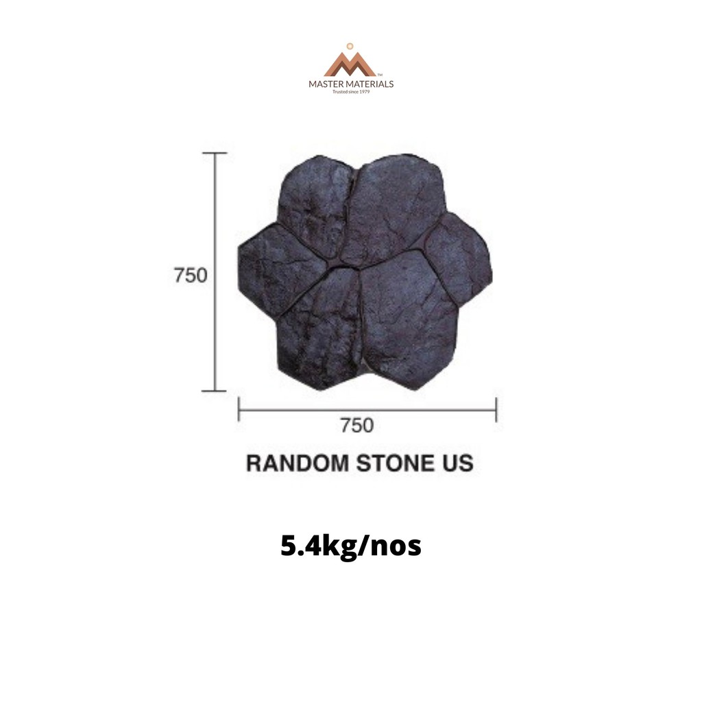 MASTERPAV Concrete Imprint Stamping Mould Flemish/Ashlar Stone /Ashlar ...