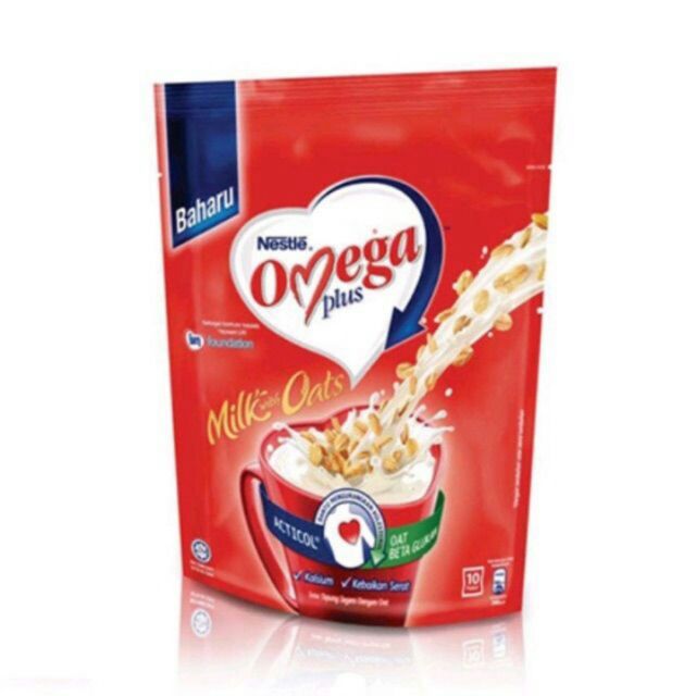 Nestle Omega Plus Milk with Oats 10x42g | Shopee Malaysia