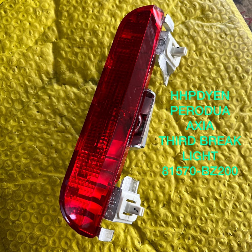 PERODUA AXIA REAR THIRD BRAKE LAMP [81570-BZ200] (1PCS) READY STOCK ...