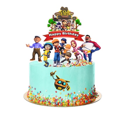 BOBOI BOY TOPPER CAKE | Shopee Malaysia