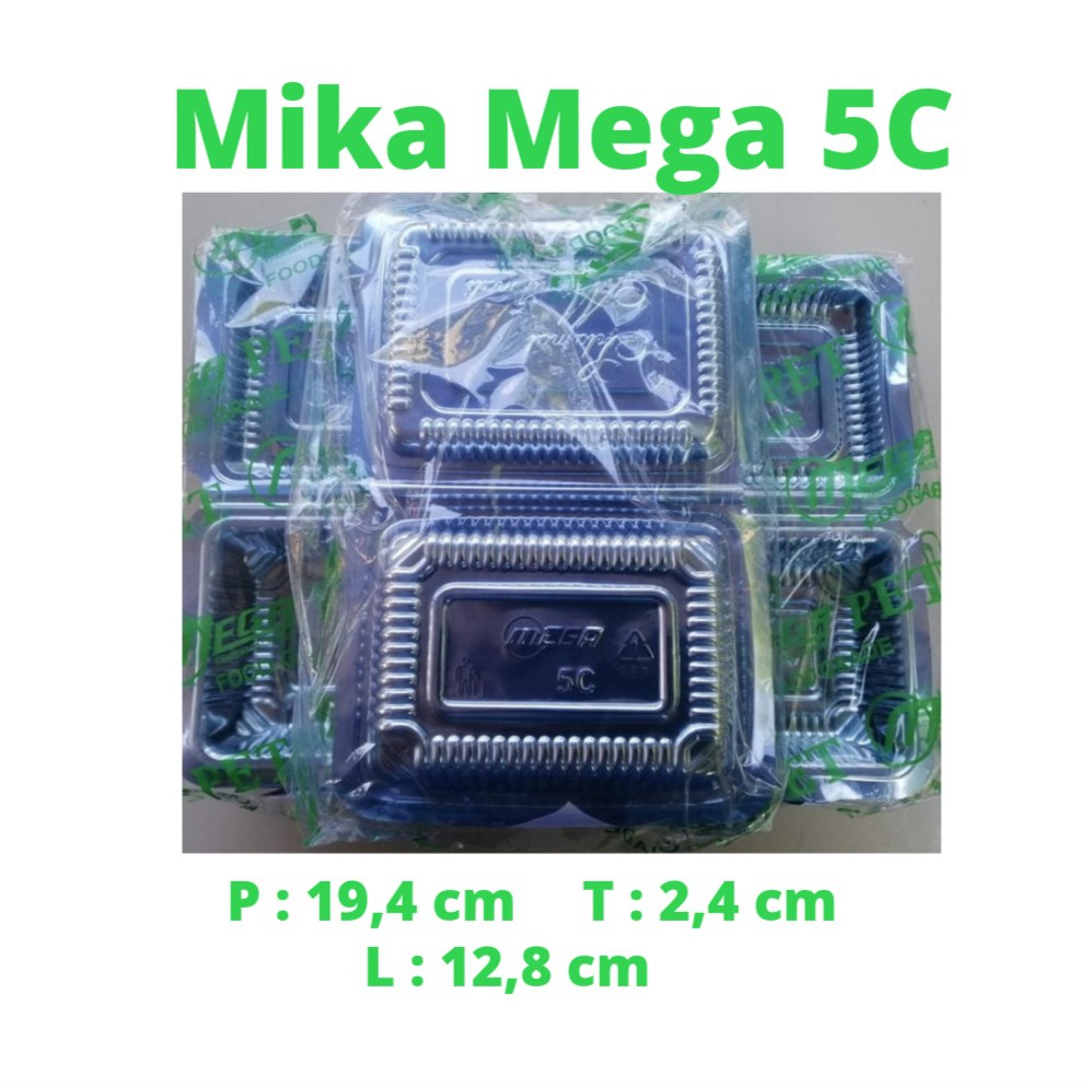 Mika Plastic/Tray Mega 5c Contents 100pcs | Shopee Malaysia
