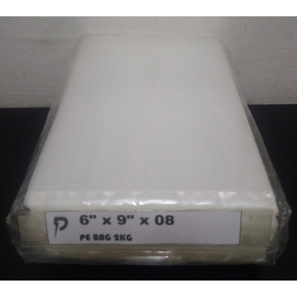 PE08 / 6 x 9 inch Clear PE 08 (0.08mm) Plastic Bag / Thick PE Bag ...