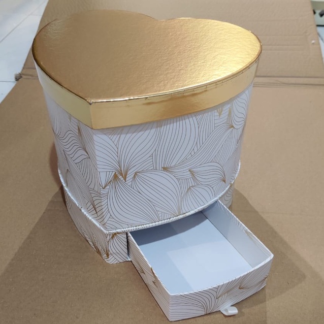 💥💥【DRAWER HEART BOX 】🎁🎁 Flower Box Surprise Delivery Box Florist Box ...