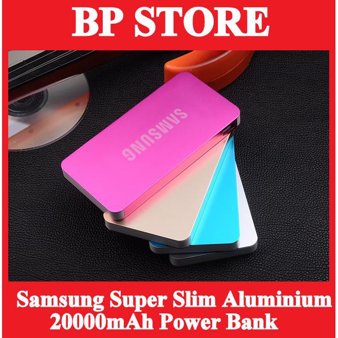 Samsung Super Slim 20000mAh Power Bank Aluminium Iron Man Power Bank ...