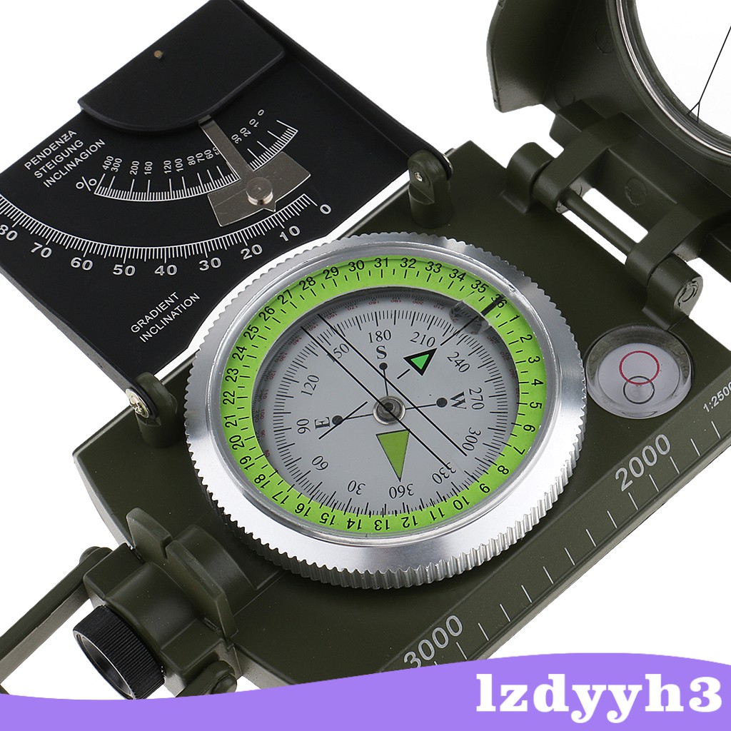 Professional Geology Metal Sighting Compass for Camping Hiking | Shopee ...
