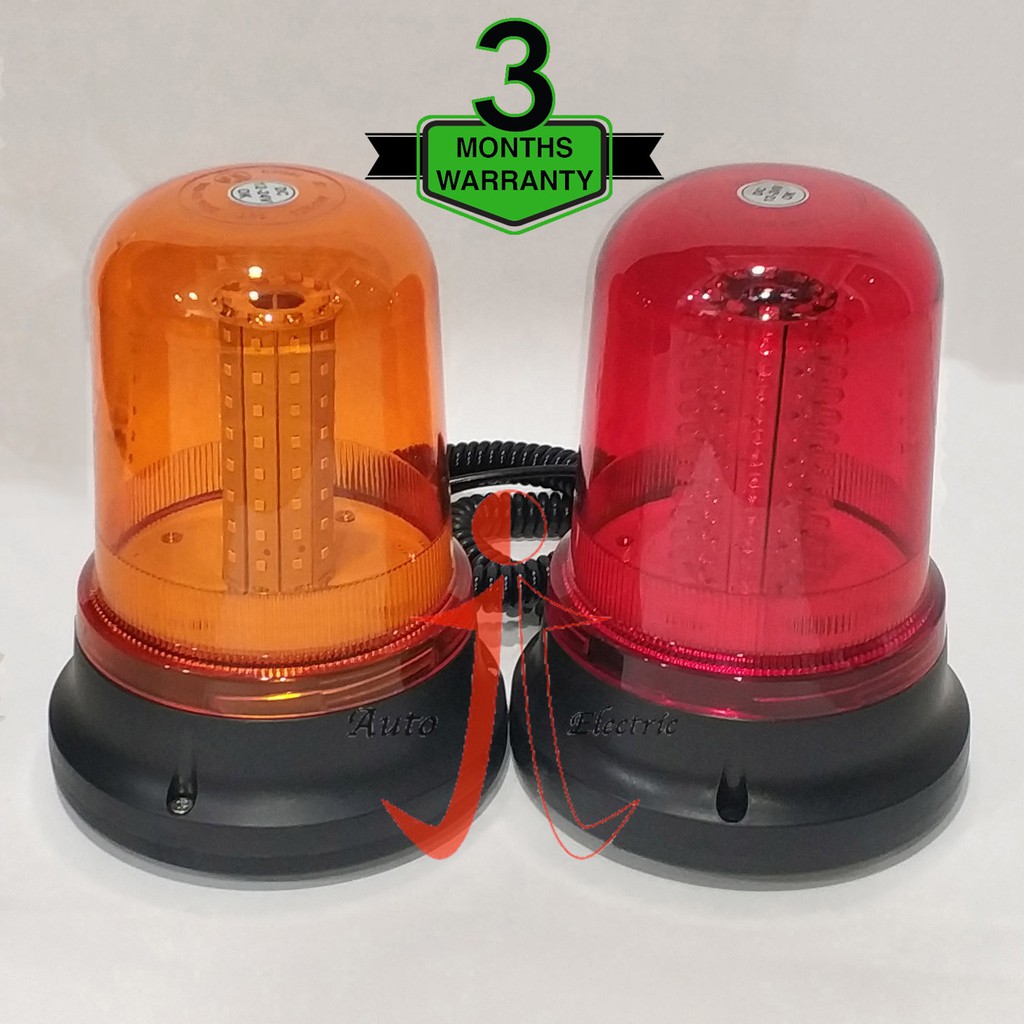 Amber/ Red Automotive Car & Truck Flashing & Revolving LED Warning ...
