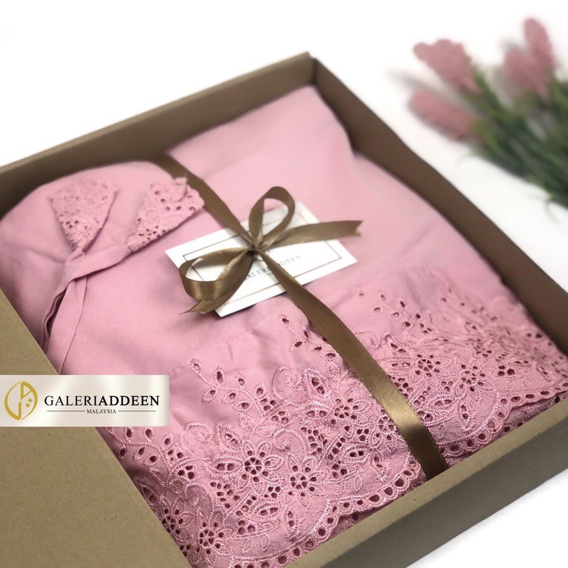 [🌷GIFT & HANTARAN] Telekung Aesha Minimalist Edition | Shopee Malaysia