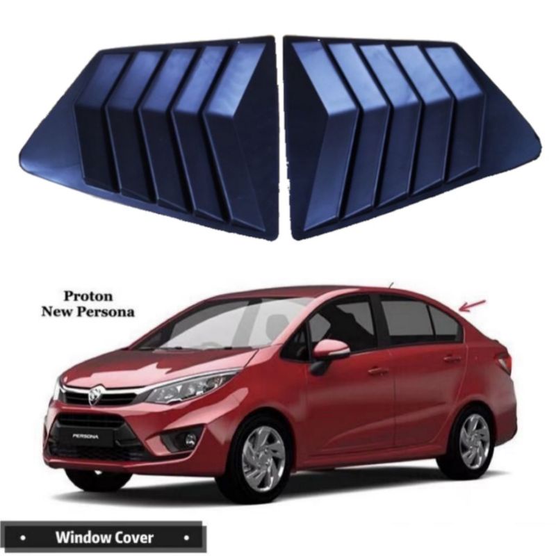 🔥PROTON PERSONA NEW🔥 Sporty Mustang 3D Carbon Rear Side Window | Shopee ...