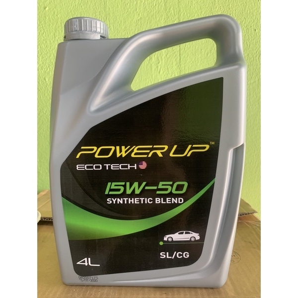 PROMOSI POWER UP ECO TECH 15W-50 SL/CG Mineral Oil Car Engine Oil ...