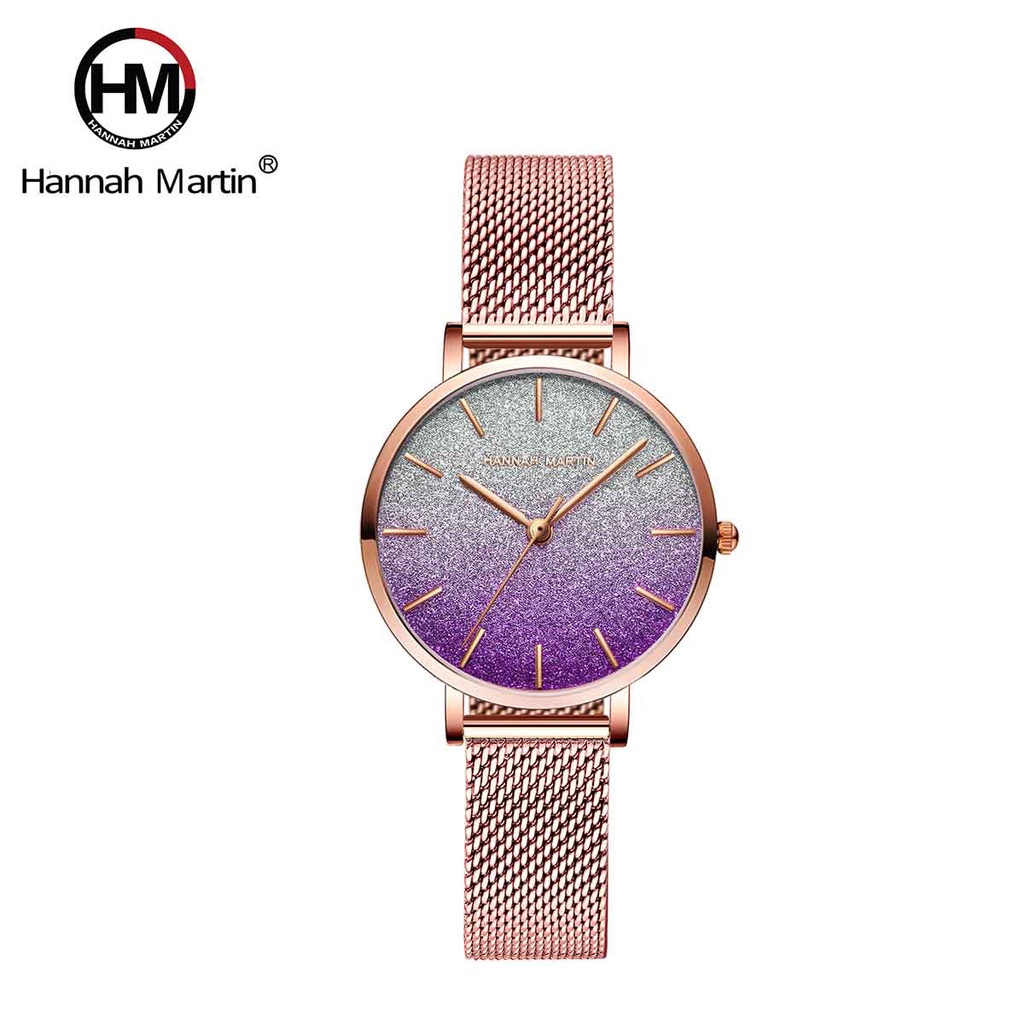 Hannah Martin Twi-Twinkle Starry Quartz Watch Jam tangan Wanita Luxury ...