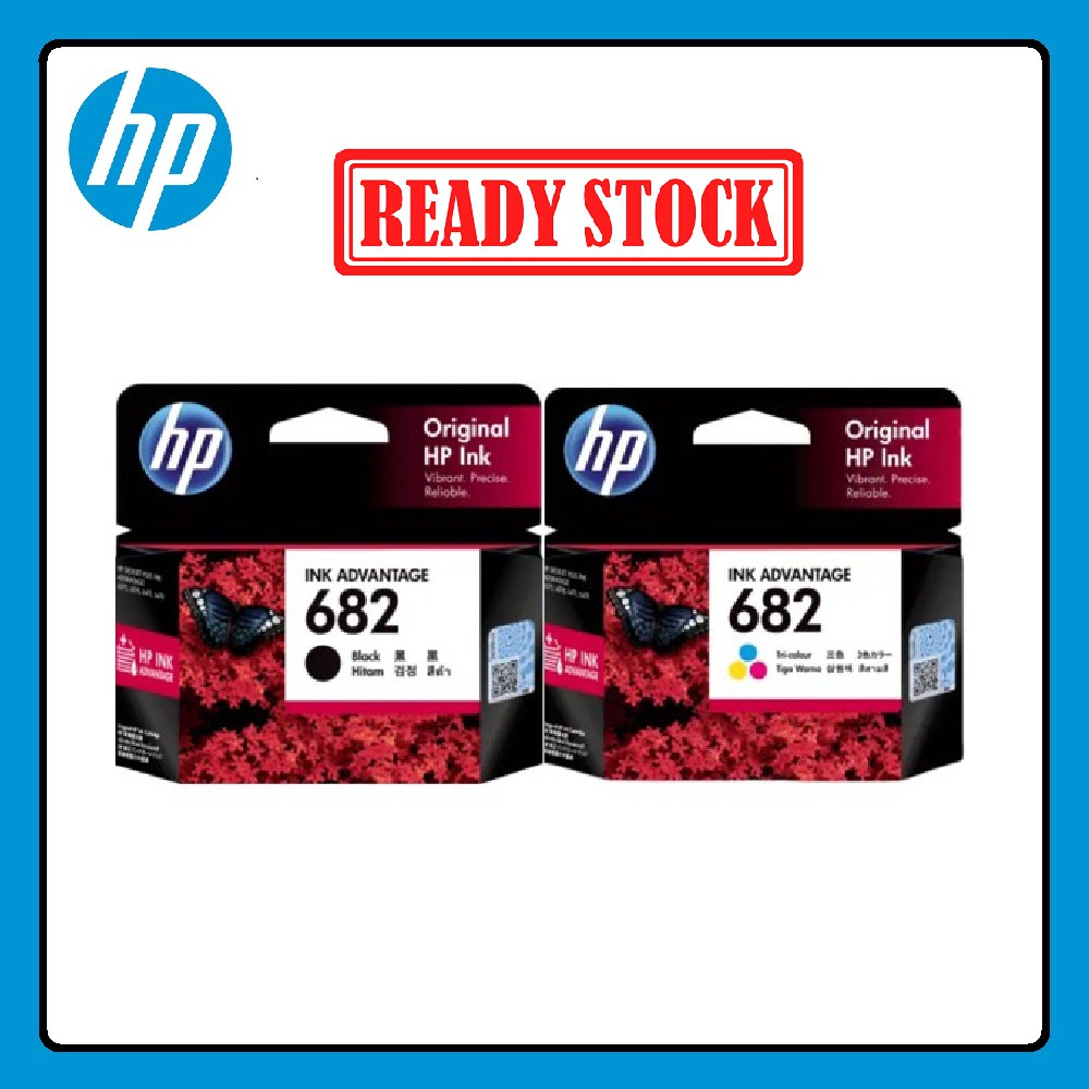 HP Cartridge 682 Black / Tri Colour [ ORIGINAL] [ With Box ] | Shopee ...