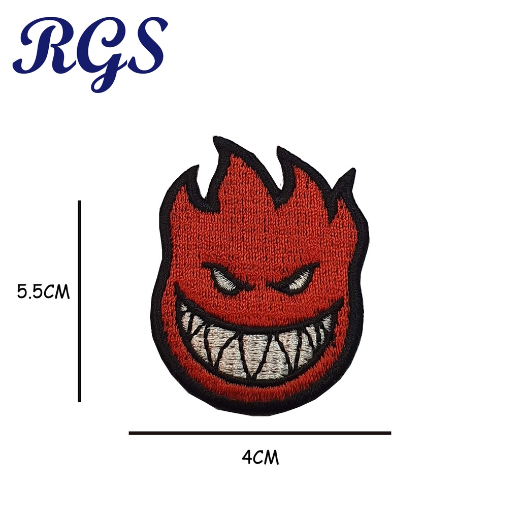Spitfire Logo Sew On Iron On Embroidered Patches Patch Embroidery Badge ...