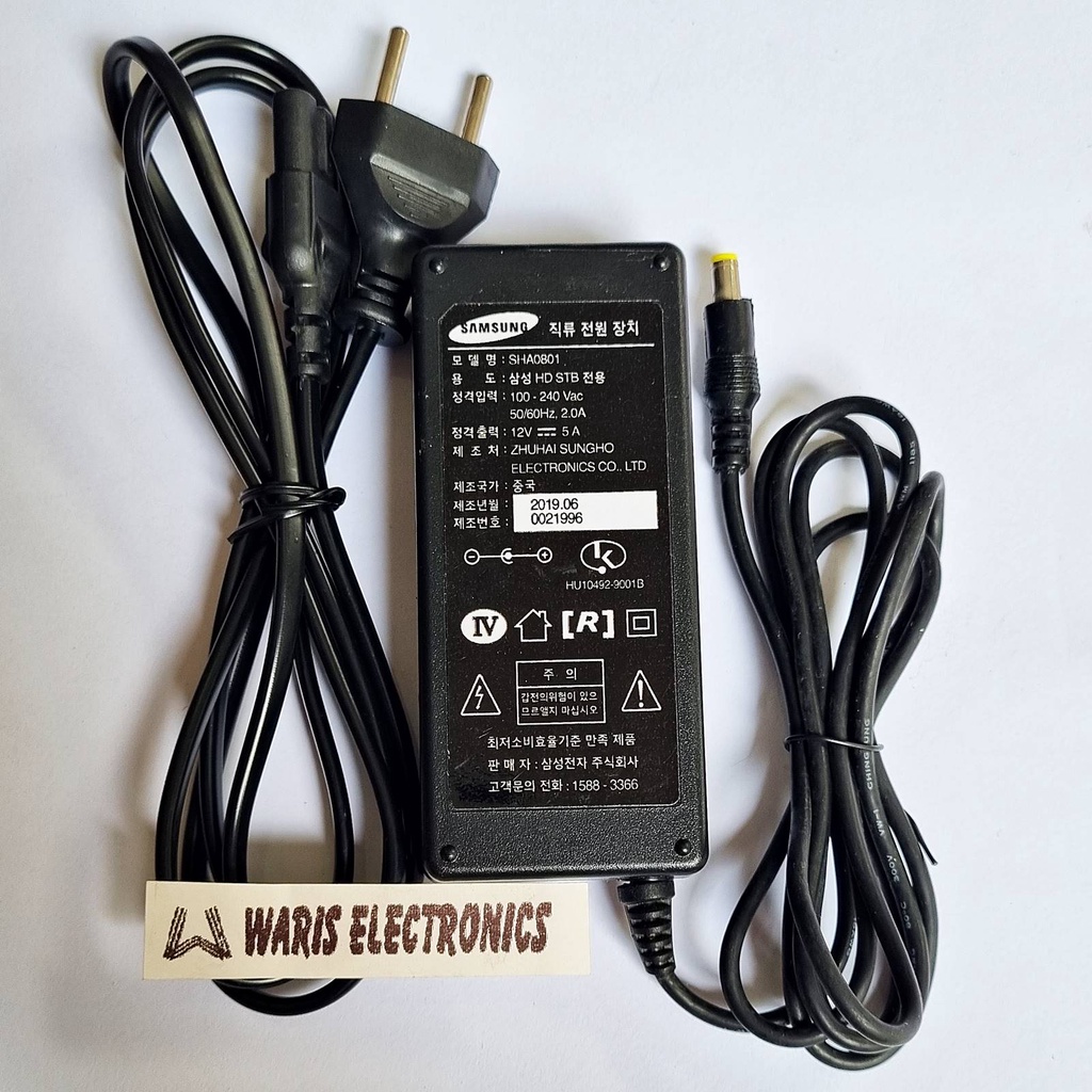 Original Samsung 12V 5A Jack DC Adapter | Shopee Malaysia