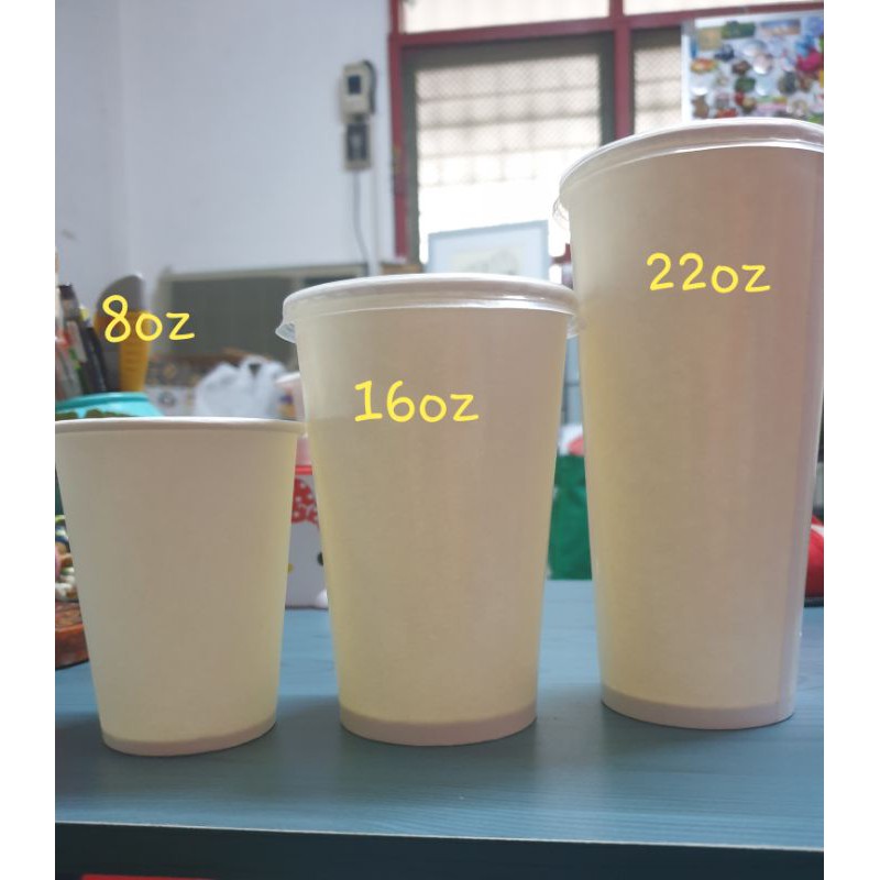 Paper cups (per packs) | Shopee Malaysia