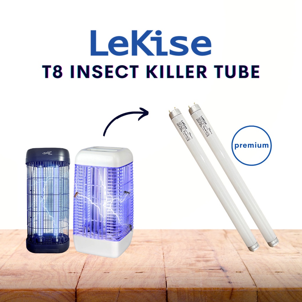 Lekise 10W Black Light UV Tube / Replacement Tube for Insect Killer ...