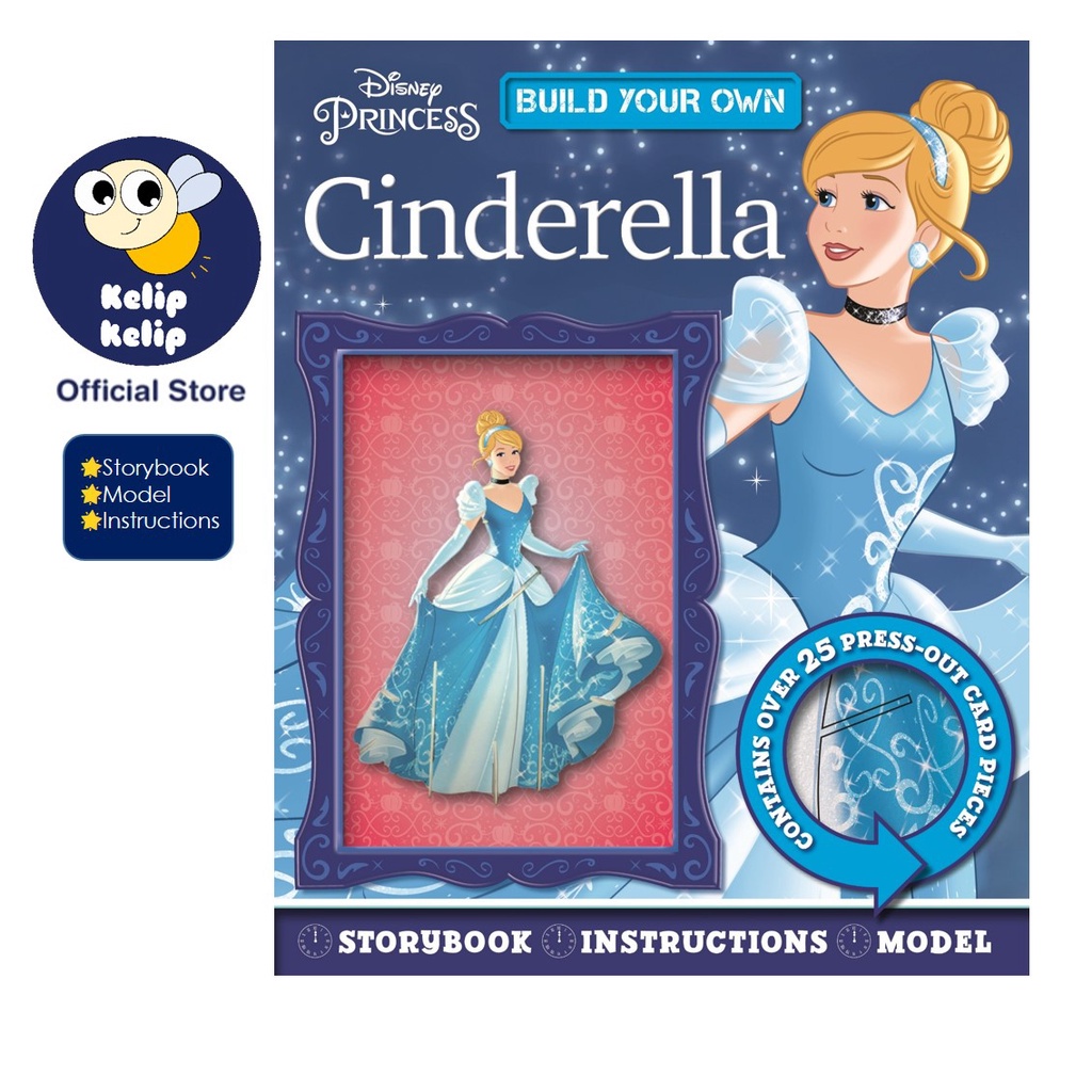 Disney Princess Build Your Own Cinderella with 3D Model and Storybook ...