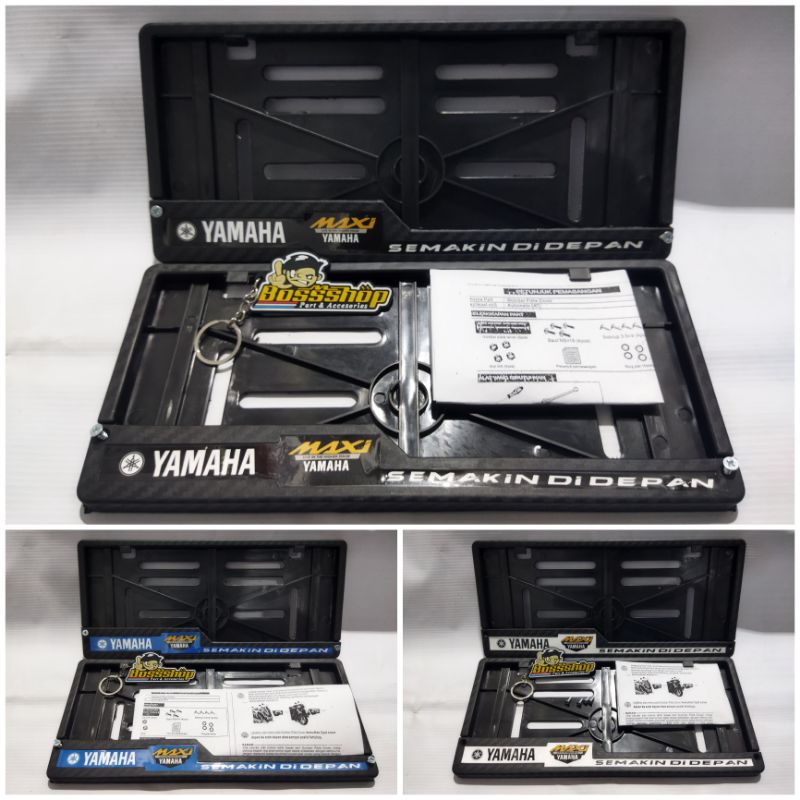 Plate Cover / Yamaha Plate Frame / Number Plate Holder for Yamaha Mio ...