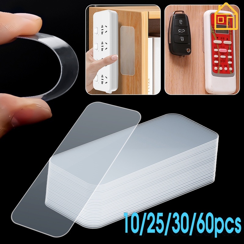 Double Sided PVC Magic Stickers Tape / Transparent Strong Adhesion ...