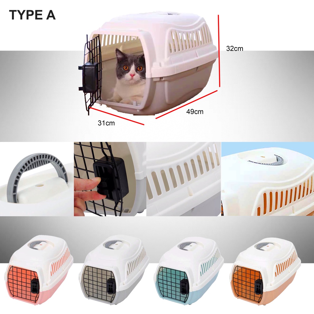 Cat Dog Pet Carrier / Cat Carrier / Bekas Kucing Anjing Catit / Beg ...