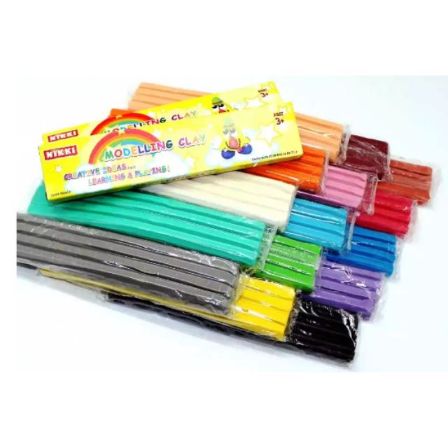 (Ready Stock)NIKKI / Polar Non-Drying Plasticine/ Modelling Clay ...