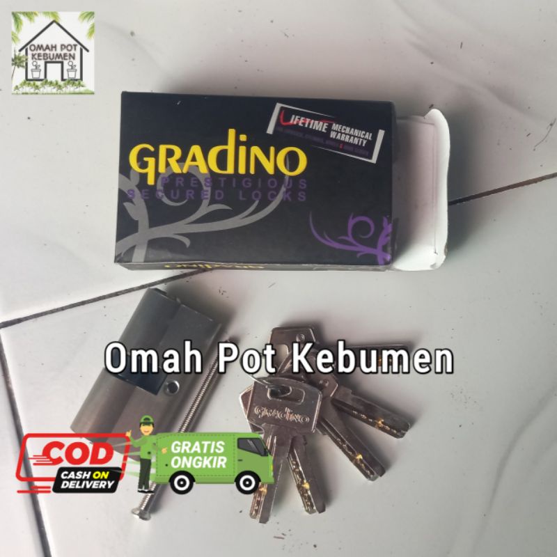 Gradino cylinder Lock double cylinder Door Lock gradino DC SCR G2 60 ...