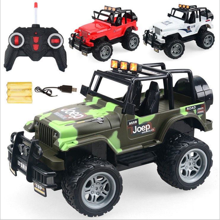 6062 4 channel 1:18 Remote Control Off-road Jeep Vehicles | Shopee Malaysia