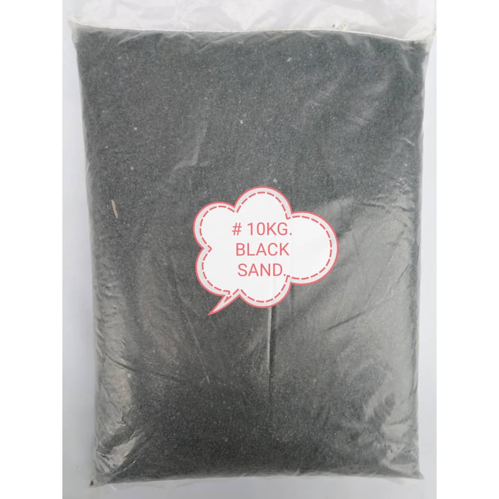 Aquarium Black Sand Pasir Hitam 10kg | Shopee Malaysia