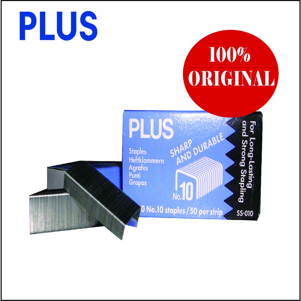 【PLUS】Staple Bullet / Ubat Stapler / Dawai Kokot No.10 SS-010 (1 Small ...