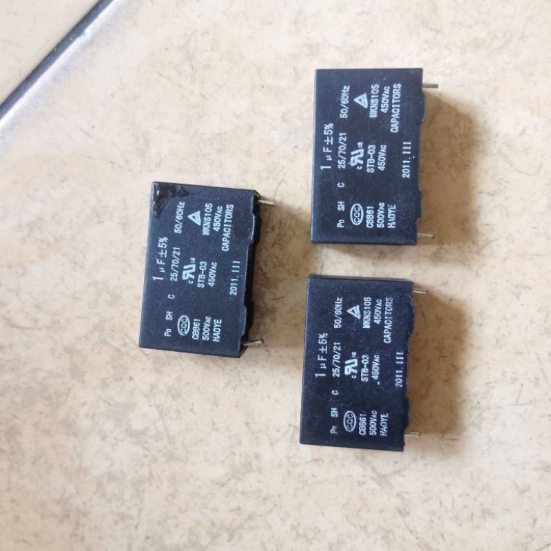 High quality Capacitor CBB61 450V Capacitor, 1uf 1.2uf 1.5uf for AC Fan ...