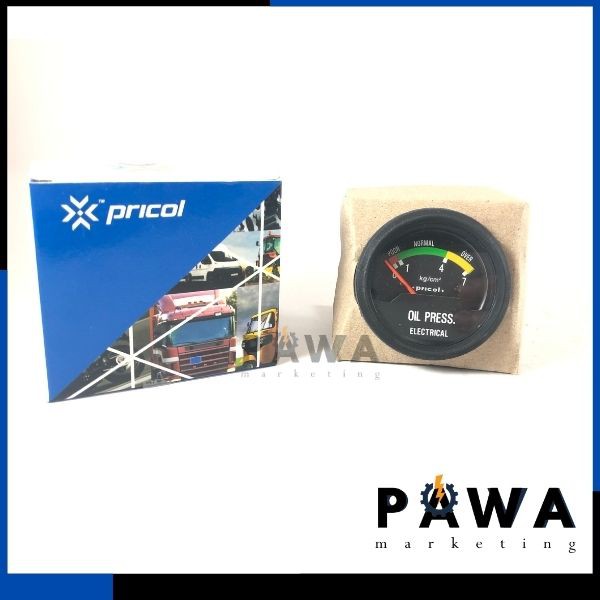 PRICOL 52mm Heavy Duty Analogue Racing Car Monitor OIL PRESSURE Meter ...