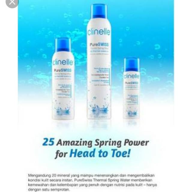 Clinelle Thermal spring water 50ml | Shopee Malaysia