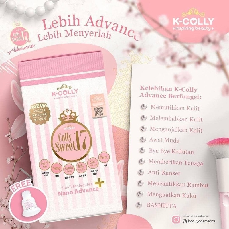 KCOLLY NANO ADVANCE SWEET 17 COLLAGEN | Shopee Malaysia