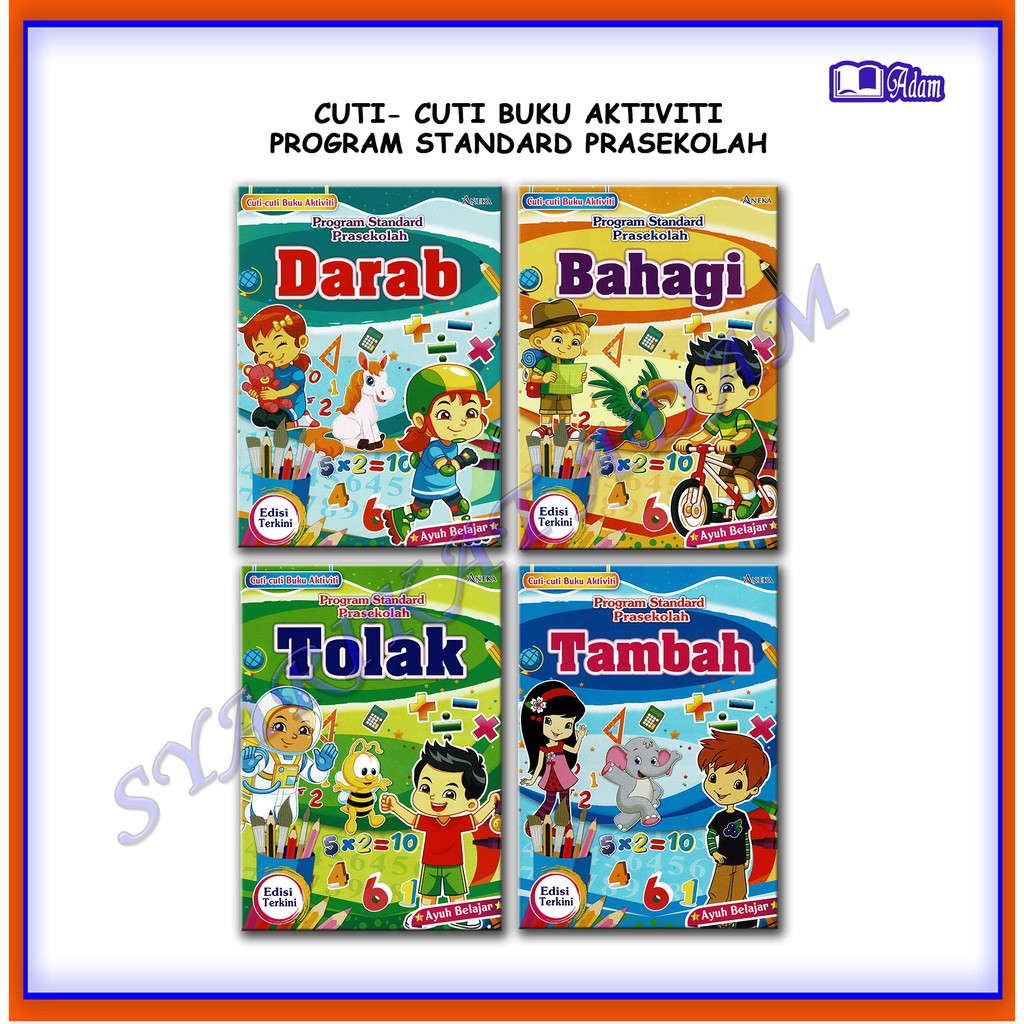 [ADM] CUTI-CUTI BUKU AKTIVITI PROGRAM STANDARD PRASEKOLAH- ANK(TAMBAH ...