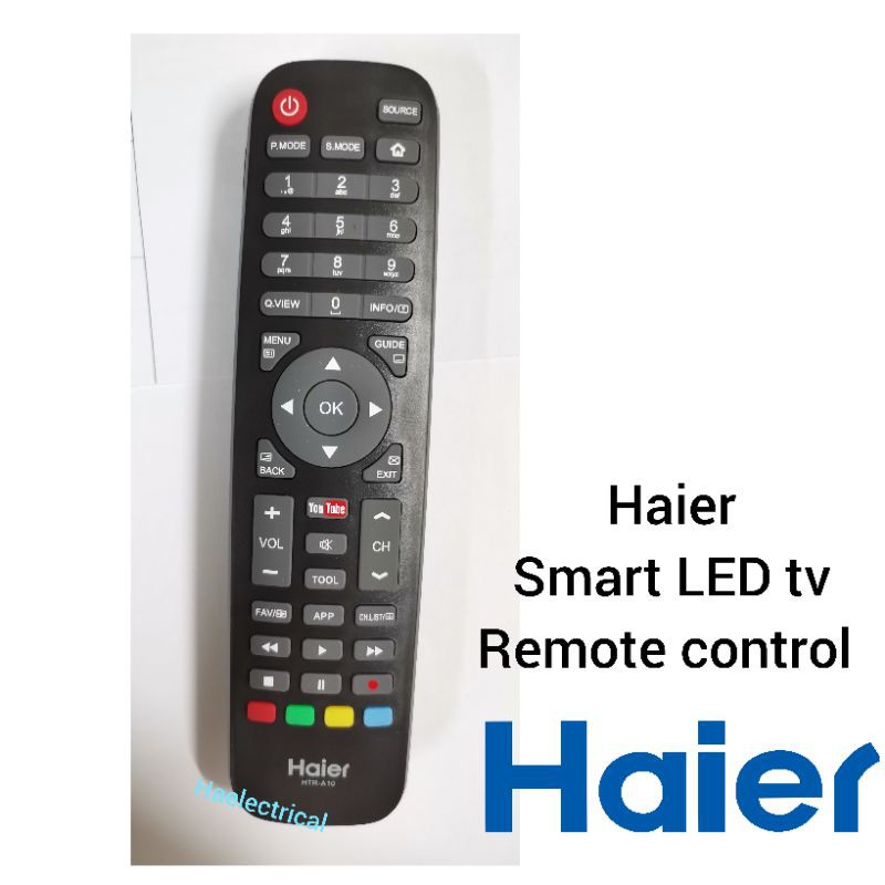 HAIER SMART LED TV REMOTE CONTROL (NEW) LE65K6500 LE50K5000 | Shopee ...