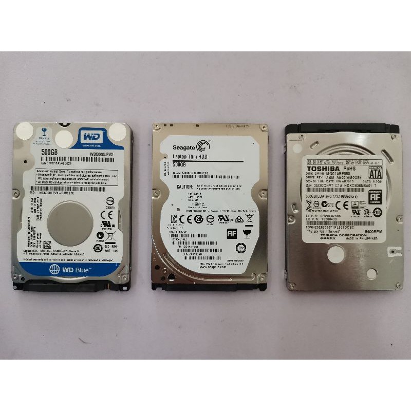 (100% Tested) 2.5 inch Laptop hard disk Mix Brand (WD,Seagate,Toshiba ...