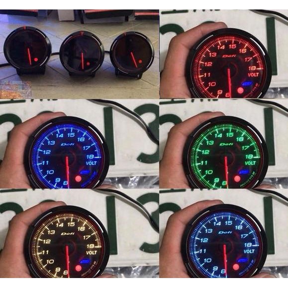 Defi Advance BF Gauges 2.5" Multi color BLUE MODEL Oil Press, Oil Temp ...