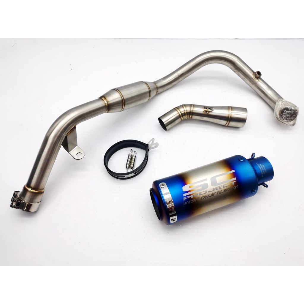 Exhaust Benelli TRK251 Leoncino 250 SC Project Full System Tabung ...